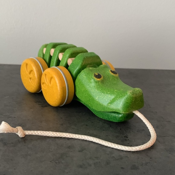 Plan Toys | Toys | Plan Toys Clacking Dancing Wooden Alligator | Poshmark